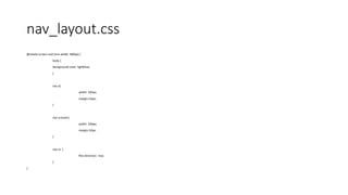 Layouts Part PPT
