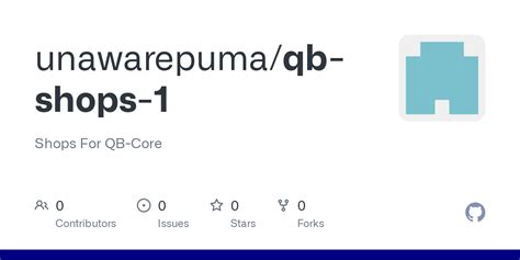 GitHub Unawarepuma Qb Shops Shops For QB Core