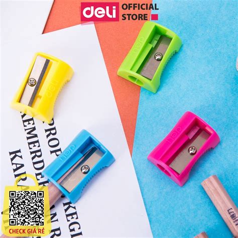 Gọt Chì Mini Deli Xanh Láxanh Dươnghồngvàng Màu Ngẫu Nhiên