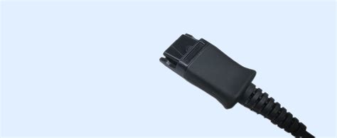 Mono Plantronic Qd Headset With Microphone For Cables