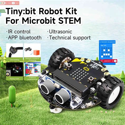 Zestaw Z Robotem Microbit Diy Projekty Elektroniczne Dla Mikro Bit V2 Programowalny Rdze