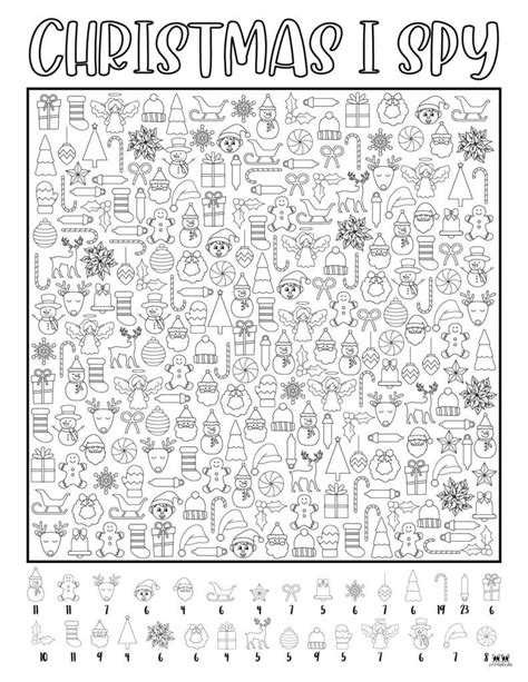 Christmas I Spy 8 Free Printables Printabulls Christmas
