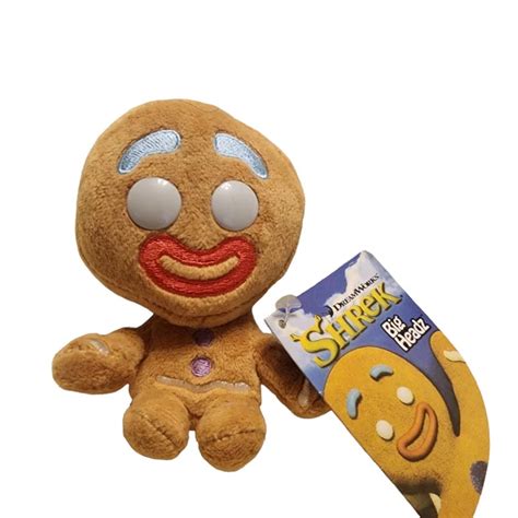 Dreamworks Gingy From Shrek Big Head Plush 4 Stuffed Toy Factory