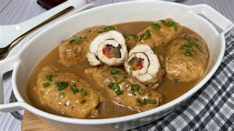 Roladki Z Kurczaka Z Papryką I Ogórkiem Złota Rybka