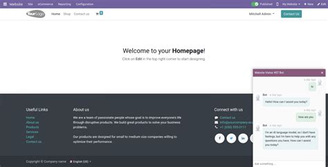 Guide For Odoo Website Shopping Assistant Odoo Chatbot Using Openai