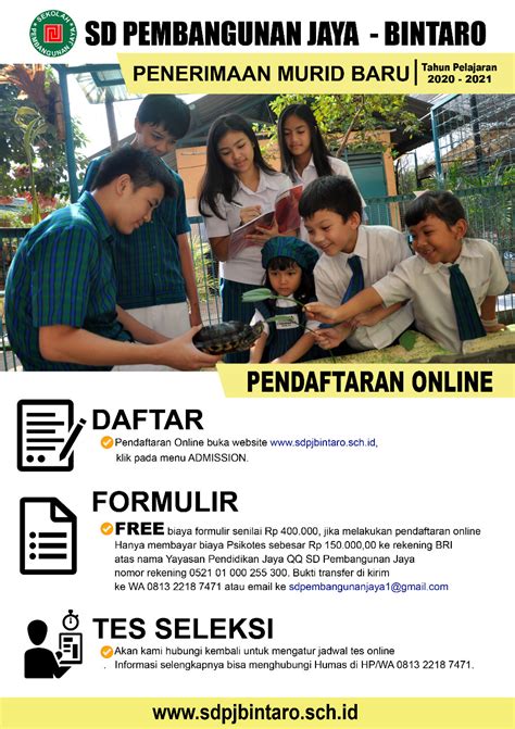 Penerimaan Murid Baru Tahun Pelajaran 2020 2021