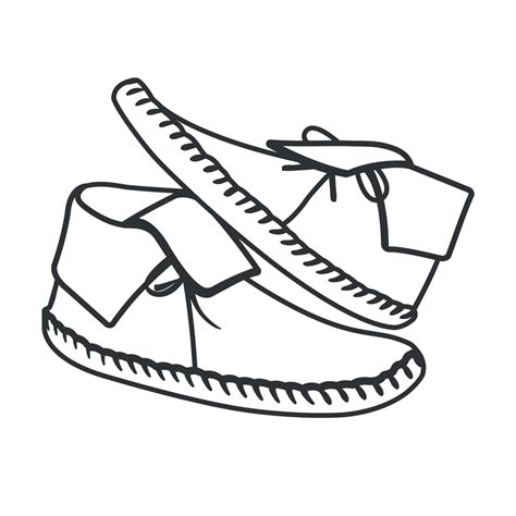 Canyon Moccasin Paper Pattern — Tandy Leather Canada