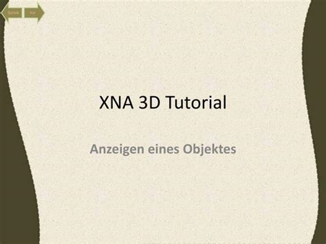 Ppt Xna 3d Tutorial Powerpoint Presentation Free Download Id2095866