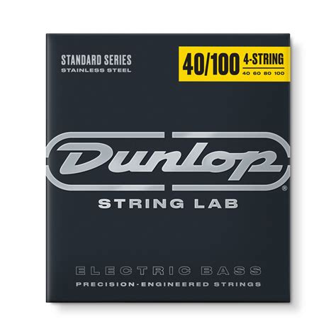 Standard Series Stainless Steel Bass Strings 40 100 Dunlop