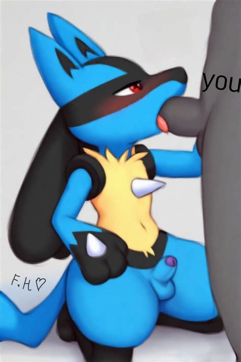 Rule 34 Blowjob Gay Sex Lucario Phimosis Pokemon Shy Small Penis