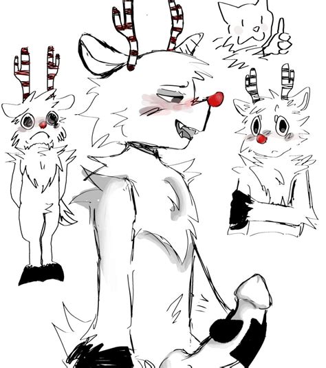 Rule 34 Artist Request Dandys World Penis Reindeer Reindeer Antlers