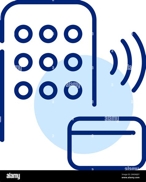 Digital Lock With Rfid Access Card Pixel Perfect Editable Stroke Icon Stock Vector Image And Art