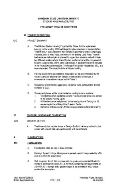 Preliminary Project Description Template Pdfsimpli