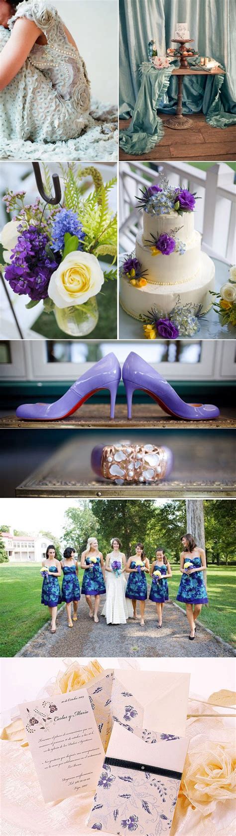 10 Bodas Por Colores Popurrí De Ideas • Beautiful Blue Brides