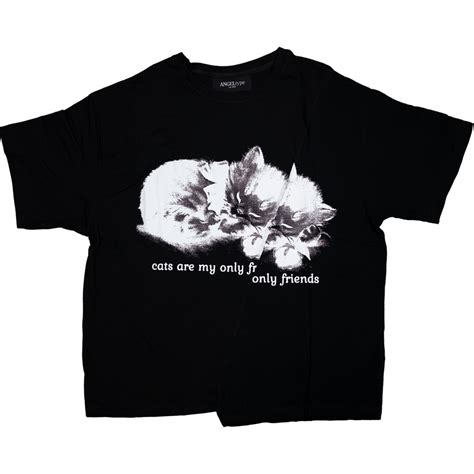 Cats Split Tee — Angeltype