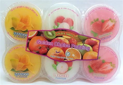 Golden Choice Pudding Assorted With Nata De Coco 110g X 6 From Buy