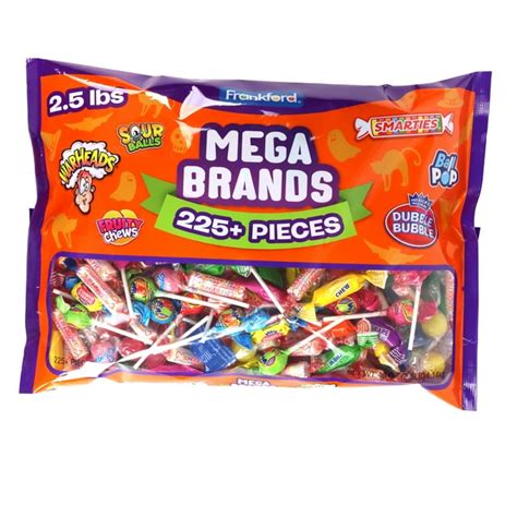 Frankford Mega Brands Halloween Mix Assorted Flavor Variety Candy 2 5 Lbs