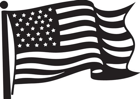 Usa Flag Outline Vector Art Icons And Graphics For Free Download