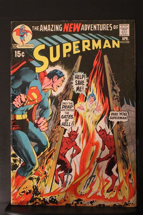 Superman 236 1971 High Grade Vf Devil Captures Lois Lane Wow