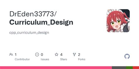 GitHub DrEden33773 Curriculum Design Cpp Curriculum Design