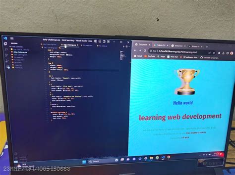 Web Development Learning Day 1 Abhishek Chauhan