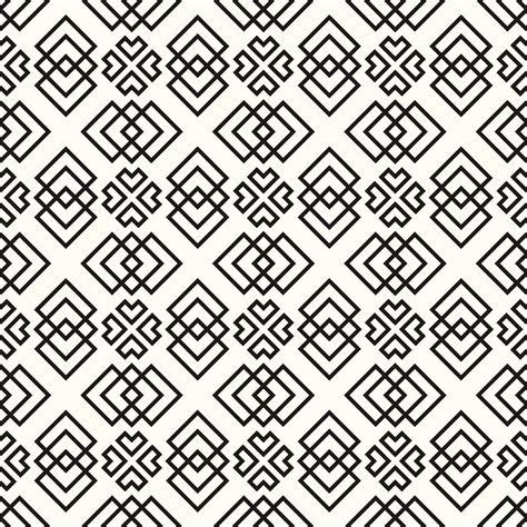 Vector Geometric Abstract Seamless Monochrome Pattern Texture Repeating Background 10382639