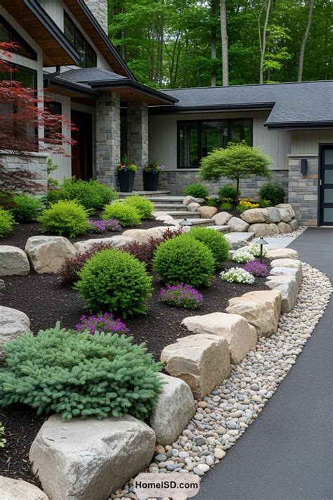 24 Landscaping Ideas With Boulders To Rock Your World In 2025 Rock