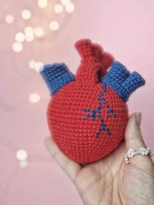 Crochet Anatomical Heart Crochet Pattern Ribblr