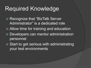 BizTalk Server Administration Best Practices PPT