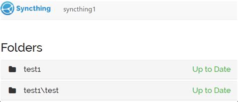 Failed Items Andor Out Of Sync Errors When Using Nested Folders · Issue 7074 · Syncthing