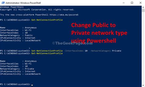 Option To Change Network Profile From Public To Private Missing In Windows
