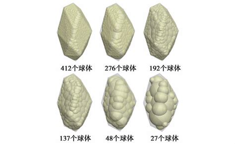 Clump Models For An Irregular Stone Composed Of Different Numbers Of Download Scientific
