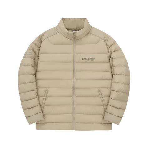 디스커버리 익스페디션 올버트 구스 다운 라이트웨이트 패딩 베이지 Discovery Expedition Kream