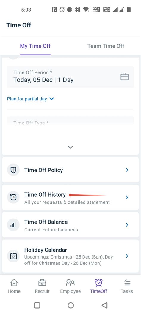 How To Delete A Time Off Request On Freshteam Mobile App Freshteam Support