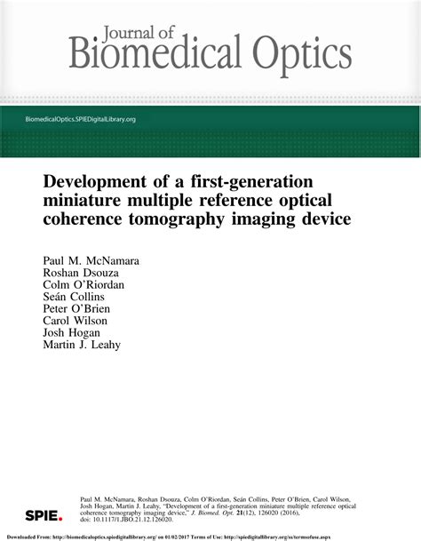 Development Of A First Generation Miniature Multiple Reference Optical