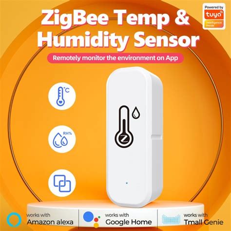 Jual Tuya Wifi Zigbee Wireless Temperature And Humidity Sensor