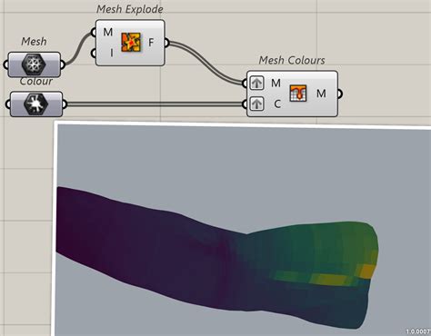 discrete mesh element coloring grasshopper mcneel forum