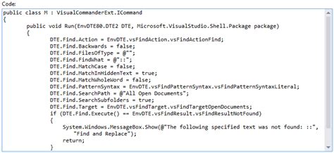 Visual Commander Modern Alternative To Visual Studio Macros