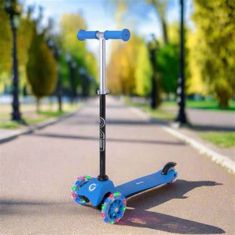 Evo Blue Light Up Mini Cruiser Scooter Light Up Wheels