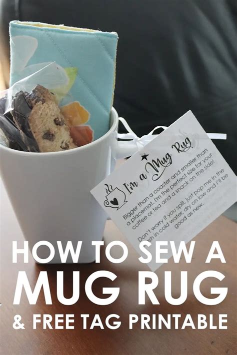 Beginners Sewing Project How To Sew Mug Rug Or An Oversized Coaster