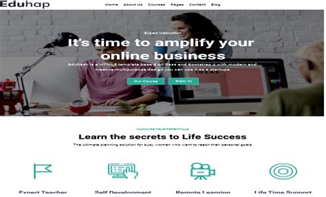 Eduhap Education Joomla Template Templatetoaster
