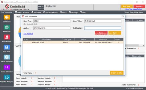 Codeachi Library Management System Download Softpedia