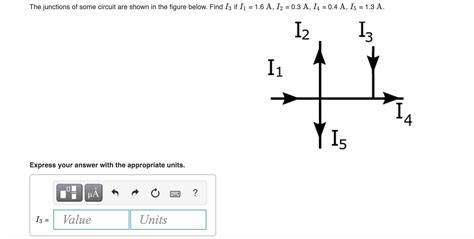 Solved The Junctions Of Some Circuit Are Shown In The Figure Chegg