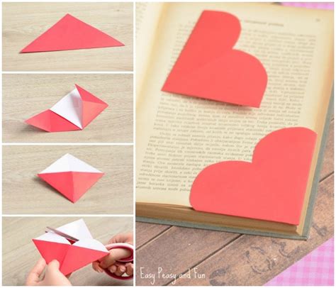 Diy Origami Heart Bookmarks Creative And Easy Folding Guide All About