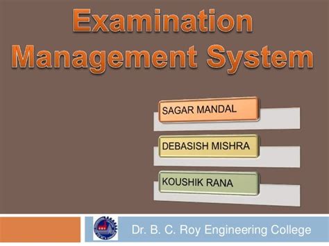 Project On Examination Management System
