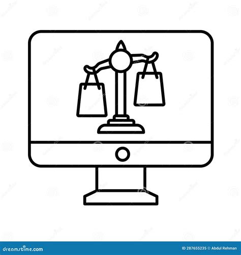 Comparison Vector Icon Which Can Easily Modify Or Edit Stock Vector