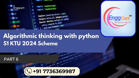 ktu b tech 2024 algorithmic thinking with python s1 part 6