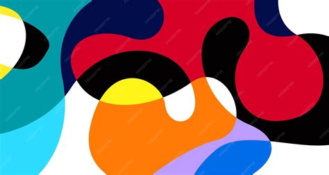 Premium Vector Abstract Liquid Shape Fluid Geometric Design Isolated