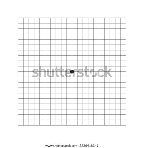 Amsler Grid Basic Version Dot Center Stock Vector Royalty Free 2226418341 Shutterstock