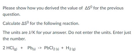 solved please show how you derived the value of asº for the